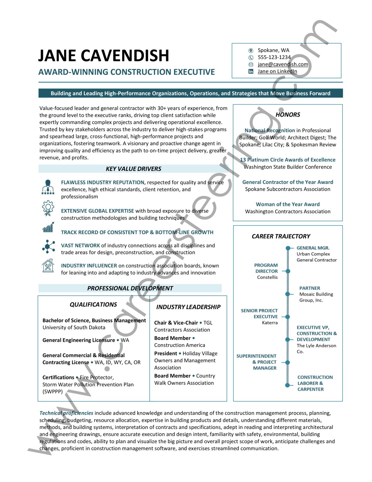 C-Suite & Senior Executive Resume Samples & Writing: CEO, COO, CFO